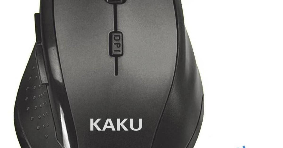 Kaku Optički Bežični Miš - Crni
