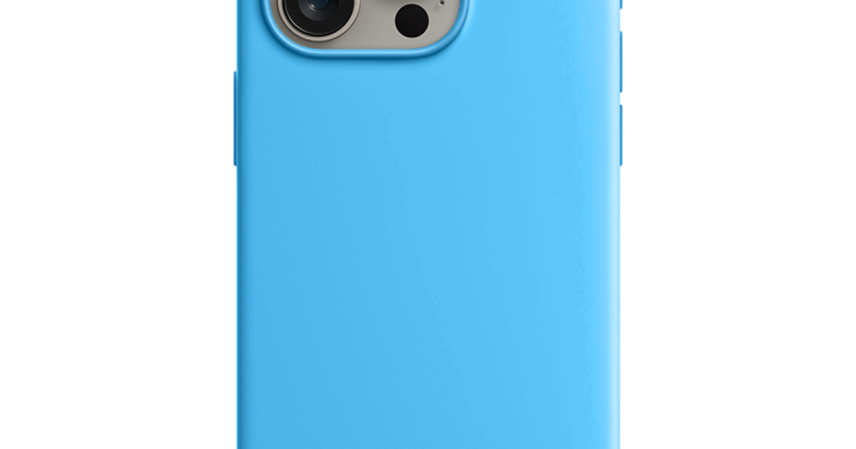 Silikonska Maskica za iPhone 15 Pro - Svijetlo plava